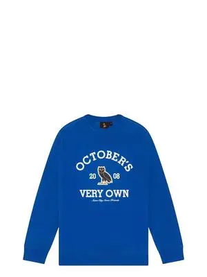 OVO Collegiate Crewneck Sweatshirt - Blue