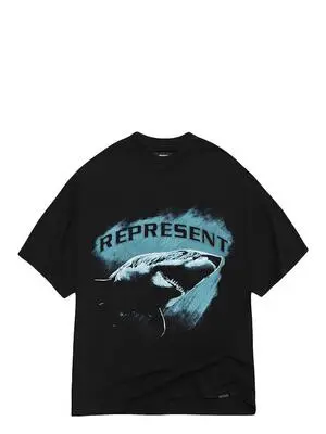 REPRESENT Shark T-shirt - Black