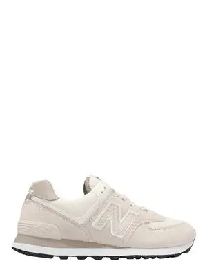 NEW BALANCE 574 Athletic Sneakers - Ivory/beige/white