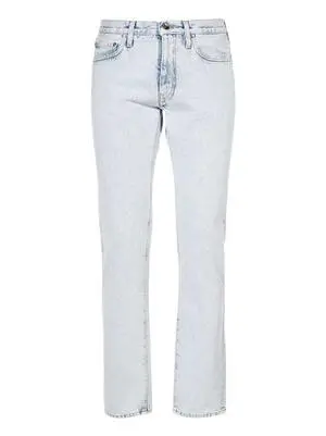 Off-White Arrow Pocket Slim Fit Jeans - Bleach Blue