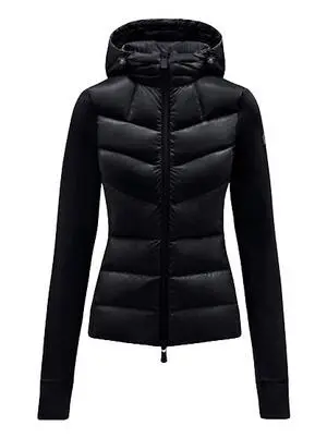 Moncler Padded Fleece Hoodie - Black