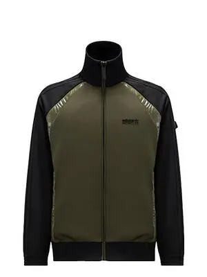 Moncler X Adidas Originals Acetate Zip-up Sweatshirt - Black & Green