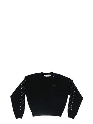 Off-White Backbone Arrows Crewneck Sweatshirt - Black