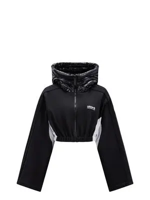 Moncler X Adidas Originals Fleece Zip-up Hoodie - Black & White
