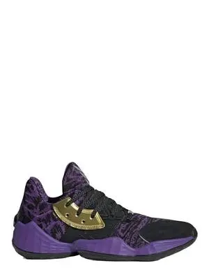 Adidas Harden Vol. 4 Star Wars Sneakers - Core Black/action Purple/gold Metallic