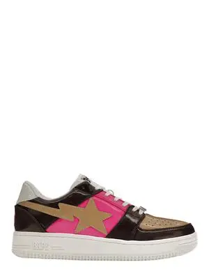 BAPE A Bathing Ape Bape Sta Low Sneakers Brown/pink/beige