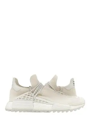 Adidas Human Race Nmd Pharrell Blank Canvas Sneakers - Cream White/running White