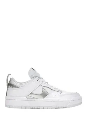 Nike Dunk Low Disrupt Sneakers - White/metallic/silver