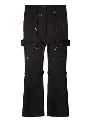 Off-White Buckle Detail Cargo Pants - Black