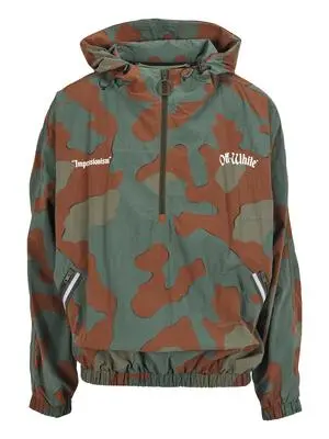 Off-White Camouflage Windbreaker - Green/brown