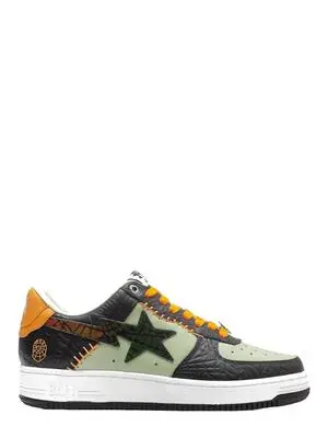 BAPE A Bathing Ape Bape Sta Low Halloween Sneakers Black/khaki/orange