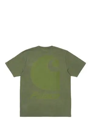 PALACE X Carhartt Wip Short Sleeve Pocket T-shirt Dollar Green