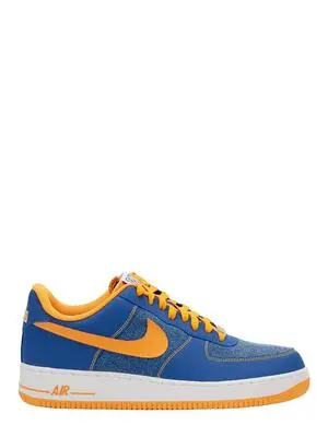 Nike Force 1 Low '07 Sneakers - Storm Blue/vivid Orange/white