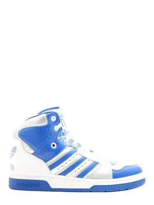 Adidas Js License Plate Sneakers - White/satellite Blue/metallic Silver