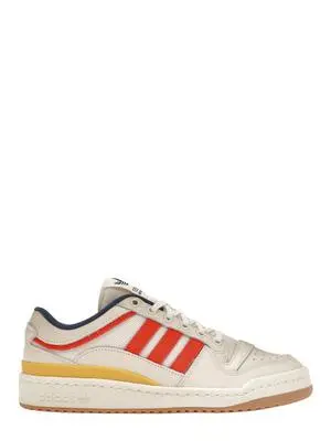 Adidas Forum Low Wood Wood Sneakers - Off White/burnt Orange/mustard Yellow