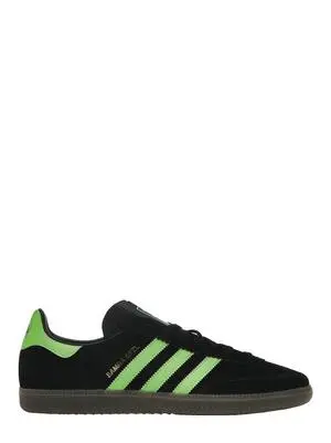 Adidas Samba Deco Spzl Sneakers - Core Black/lucid Lime/gum