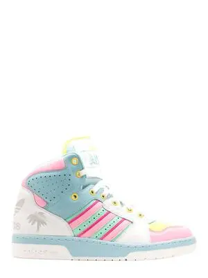 Adidas Js License Plate Miami High-top Sneakers - Whwhitevap/clegrn/vcllgpn