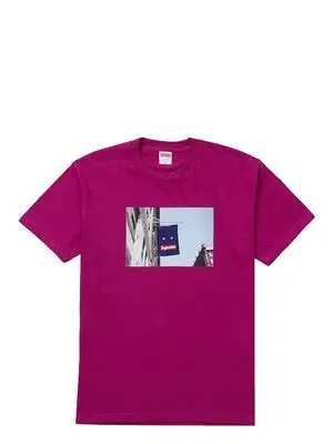 Supreme Banner Tee Shirt - Magenta
