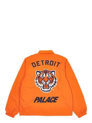 PALACE X Detroit Tigers New Era Coach Jacket - Orange