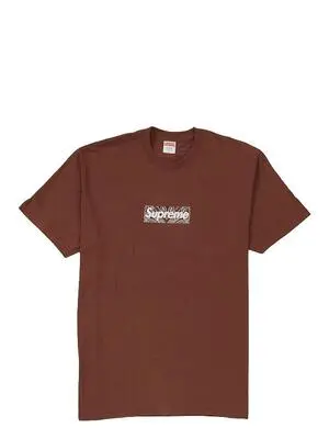 Supreme Bandana Box Logo Tee Shirt - Brown