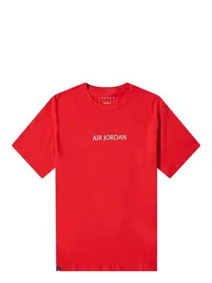 Nike Air Jordan Tee Shirt - Fire Red/sail