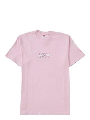 Supreme Bandana Box Logo Tee Shirt Light Pink