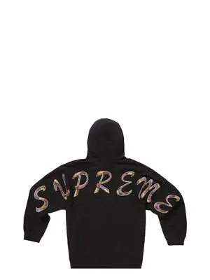 Supreme Beaded Hooded Sweatshirt - Black