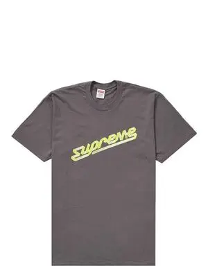 Supreme Banner Tee Shirt (fw23) Charcoal