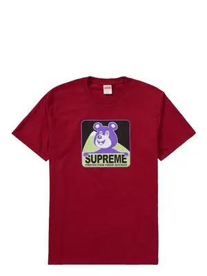 Supreme Bear Tee Shirt - Cardinal
