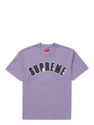Supreme Arc Applique Short Sleeve Short Sleeve Top Purple