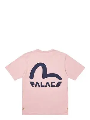 PALACE X Evisu Seagull T-shirt Pink Nectar