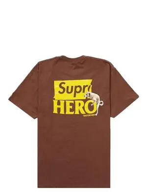 Supreme Antihero Dog Tee Shirt Brown