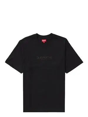 Supreme Beaded Logo Short Sleeve Top Black