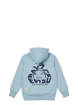 PALACE Palace X Evisu TriGodhead Hood Dusty Blue