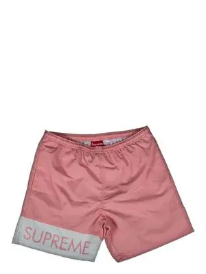 Supreme Banner Water Short - Pink