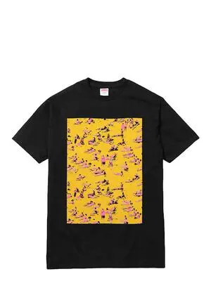 Supreme Beach Tee Shirt - Black
