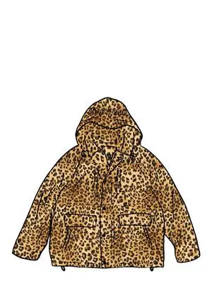 Supreme Barbour Lightweight Waxed Cotton Field Jacket - Leopard