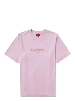 Supreme Beaded Logo Short Sleeve Top Pink