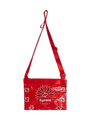 Supreme Bandana Tarp Side Bag - Red