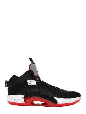 JORDAN Xxxv Bred Sneakers - Black/fire Red/reflective Silver