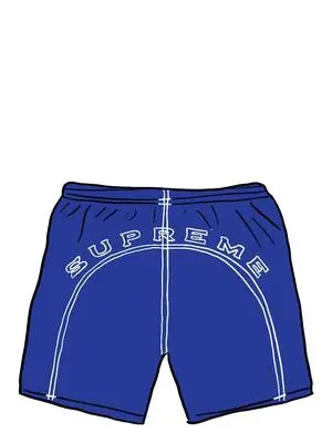 Supreme Arc Logo Water Short - Royal