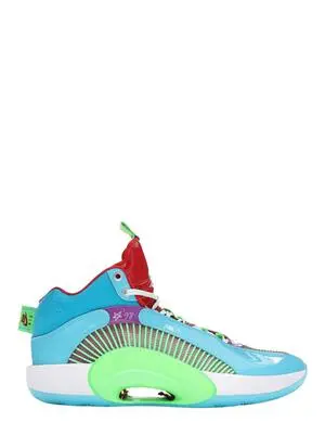 JORDAN Air Jordan XXXV Jayson Tatum PE Sneakers Light Blue/lime/red
