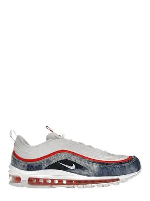 Nike Air Max 97 Washed Denim Sneakers Multi/color/habanero Red
