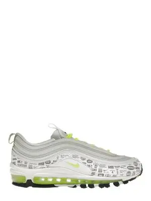 Nike Max 97 Volt Reflective Logo Sneakers - White/black/pure Platinum