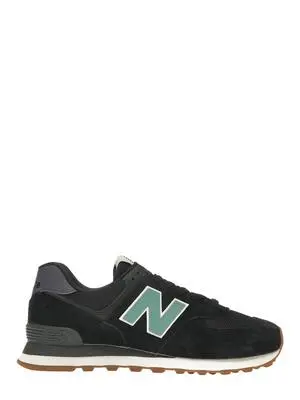NEW BALANCE 574 Athletic Sneakers Black/faded Teal/dark Mercury