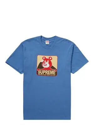 Supreme Bear Tee Shirt Dusty Light Royal