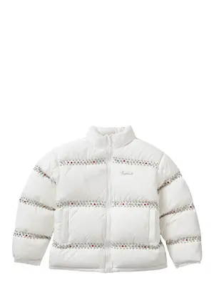 Supreme Supreme B.b. Simon Studded Puffer Jacket White