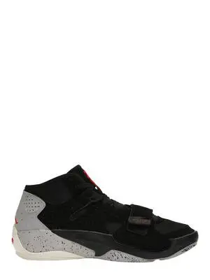 JORDAN Zion 2 Cement Sneakers - Black/light Smoke Grey/siren Red