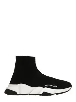 Balenciaga Speed Recycled Sneakers - Black/white
