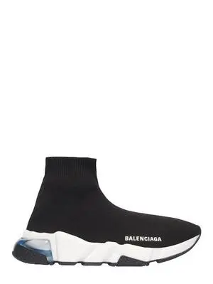 Balenciaga Speed Trainer Clearsole Sneakers - Black